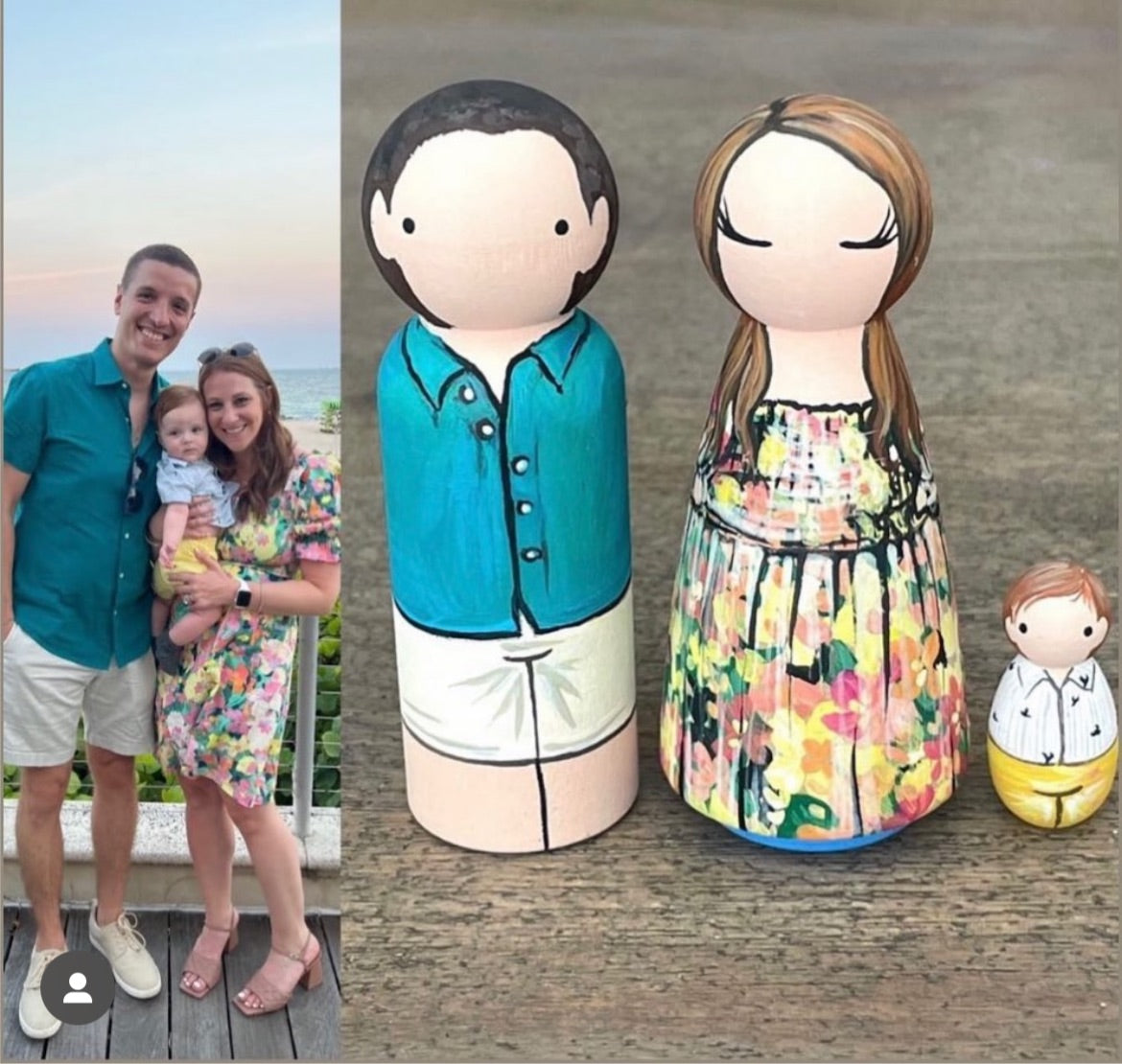 Custom Peg Doll Family – Jen's Pretty Pegs
